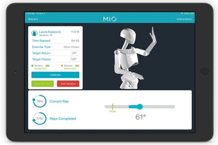 MbientLab Launches its MIOTherapy Physical Therapy Wearable Technology